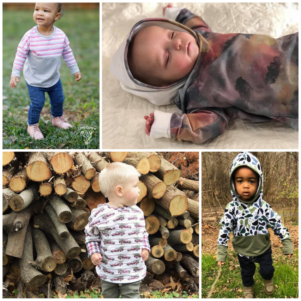Little Kids Slouchy Dolman- PDF Apple Tree Sewing Pattern – Apple Tree ...